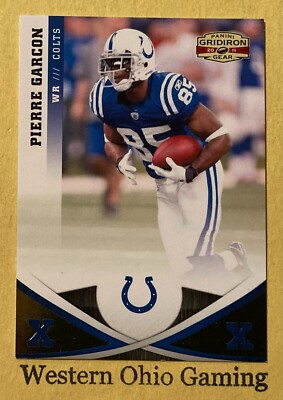 2011 Panini Gridiron Gear Pierre Garcon #40 X's Gold Card #049/100 MADE ...