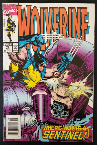 MARVEL COMICS WOLVERINE # 72 (1993) ~ NEWSSTAND EDITION ~ LARRY HAMA STORY | eBay