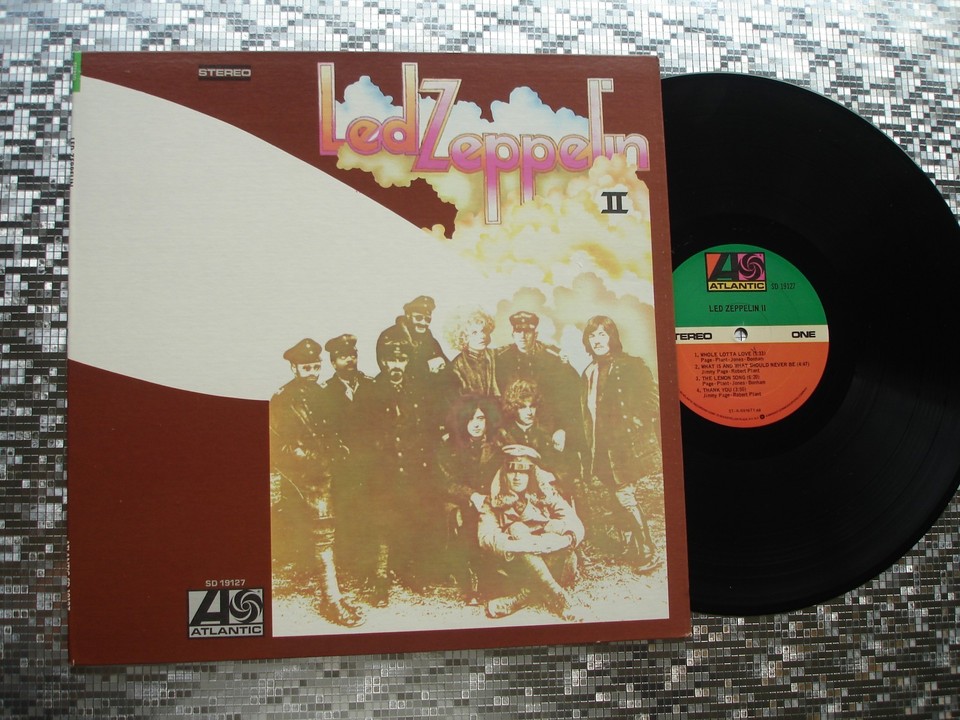 Led Zeppelin ~ Led Zeppelin II ~ Vintage LP w/ Bonus CD Atlantic ‎SD ...