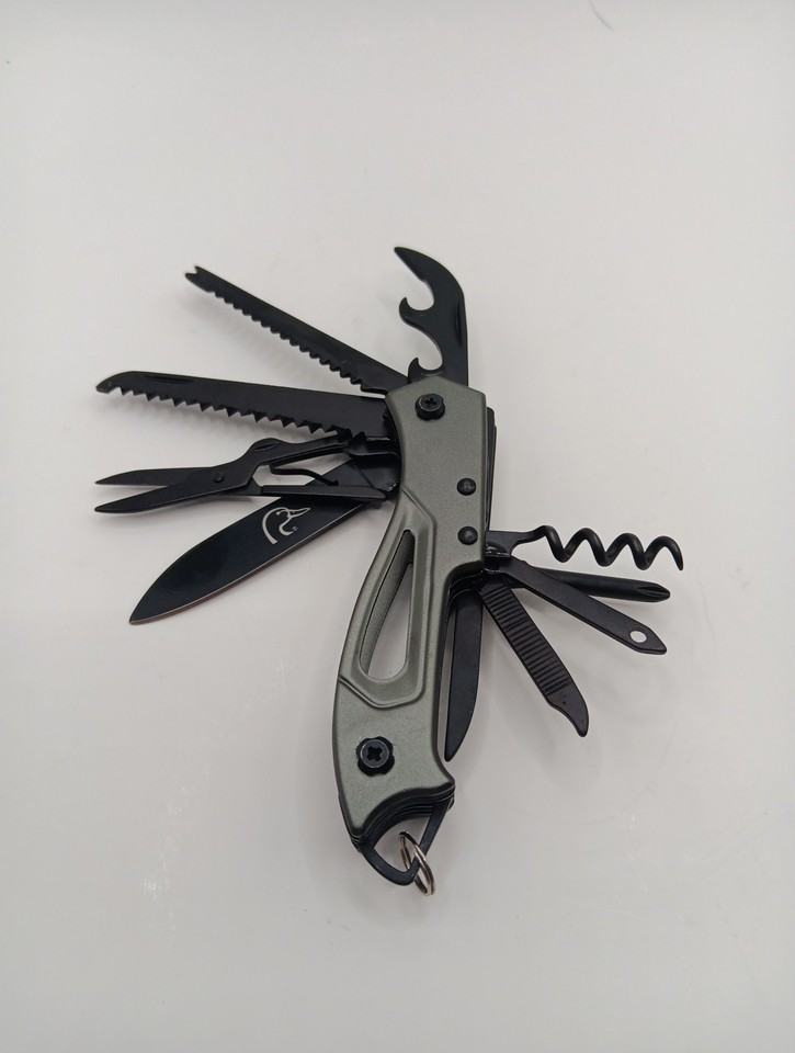 Ducks Unlimited Multi Tool Knife With Sheath Utility Folding Hunting ...