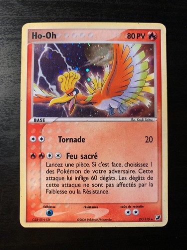 Carte Pokémon : Ho-Oh 27/115 HOLO Ex Forces Cachées Française | eBay