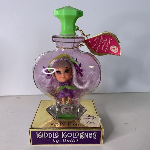 Vintage Mattel LIDDLE KIDDLE #3703 VIOLET Kiddle Kologne Doll Boxed | eBay