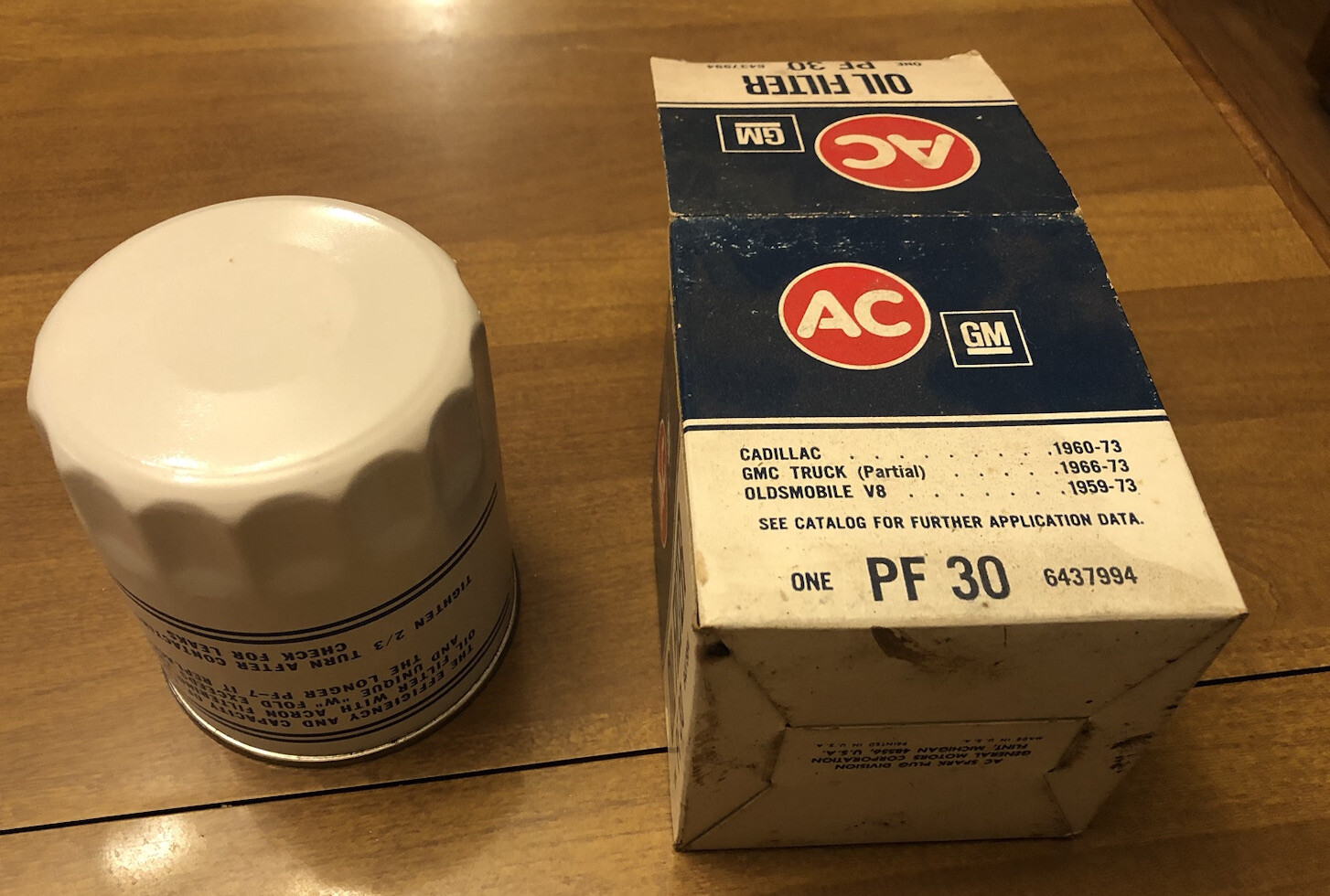 AC-Delco PF30 - cross reference oil filters | oilfilter-crossreference.com