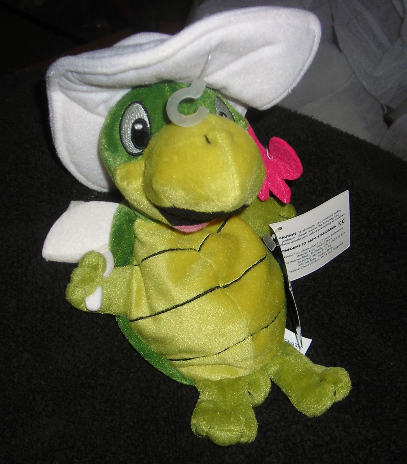 WARNER BROTHERS STUDIO STORE HANNA BARBERA TOUCHE' TURTLE 8" PLUSH BEAN ...