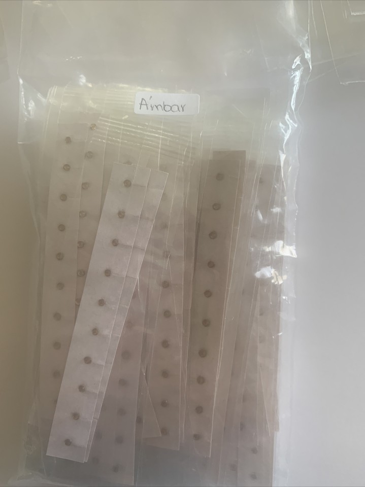 200 CRYSTAL EAR BEADS FOR AURICULAR ACUPUNCTURE IN M-COLORS AMBAR | eBay