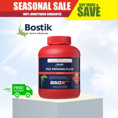 BOSTIK PVC Priming Fluid Red 500ml | eBay Australia