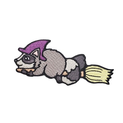 Raccoon Witch Patch - Tactical Morale Patch, Hook and Loop Patch or ...