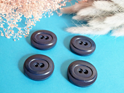 1059B Stunning Buttons " Navy Blue Lot Of 4 Buttons Vintage | eBay