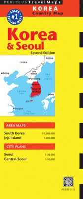 Korea & Seoul Country Map: Korea & Seoul Country Map (Periplus Travel ...