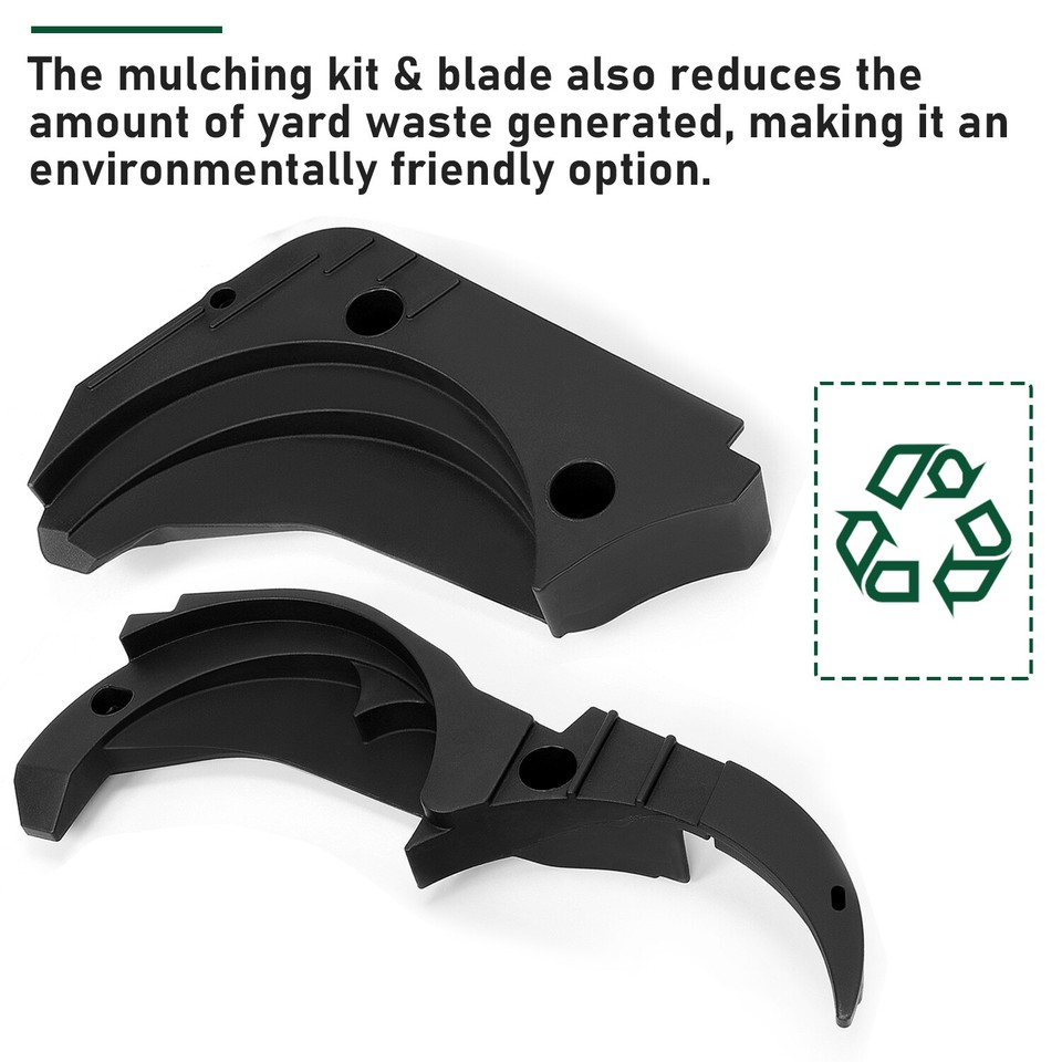 For John Deere 54C 54X 54D 54" Lawn Mower Mulching Attachment w/ Blades ...