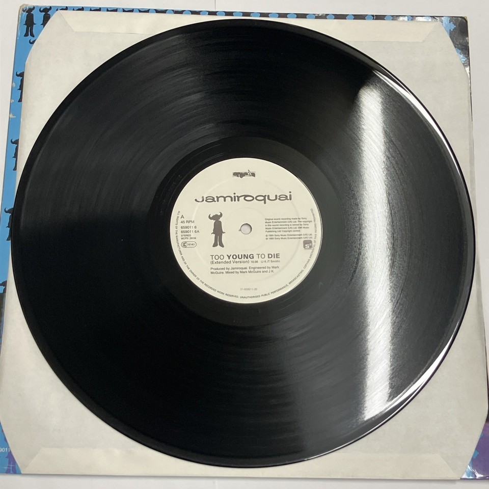 Jamiroquai – Too Young To Die - Sony Soho Square 12" Vinyl 1993 Acid | eBay