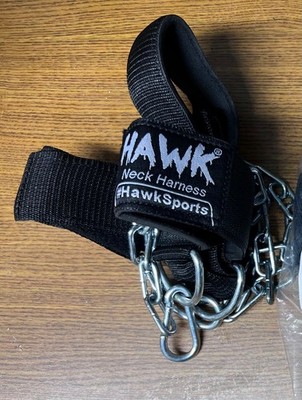 Hawk Sports Neck Harness w/Adjustable Neck Strap & 30" Steel Chain ...