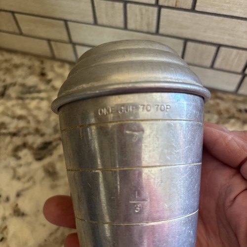 MIRRO Aluminum Measuring Cup Shaker With Lid 1 Cup 2623M Made In USA ...