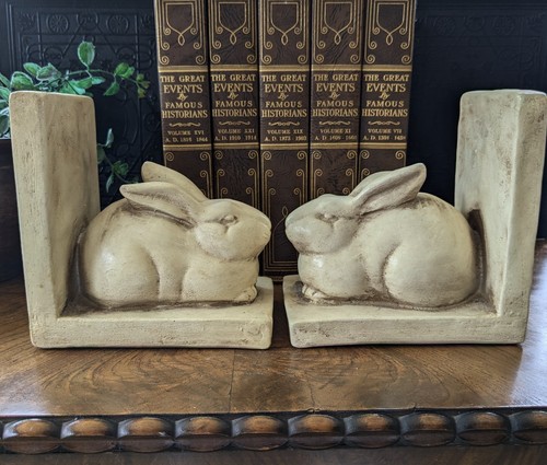 Collectible Arthur Court Bunny Rabbit Bookends circa 1980's | eBay