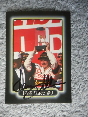 Davey Allison autographed 1990 MAXX #28 RACE 9 TALLADEGA VICTORY WC ...
