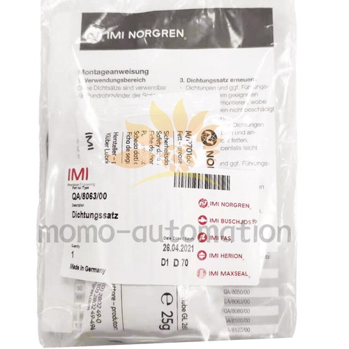 NEW NORGREN QA/8063/00 Cylinder Service Kit 1PCS | eBay