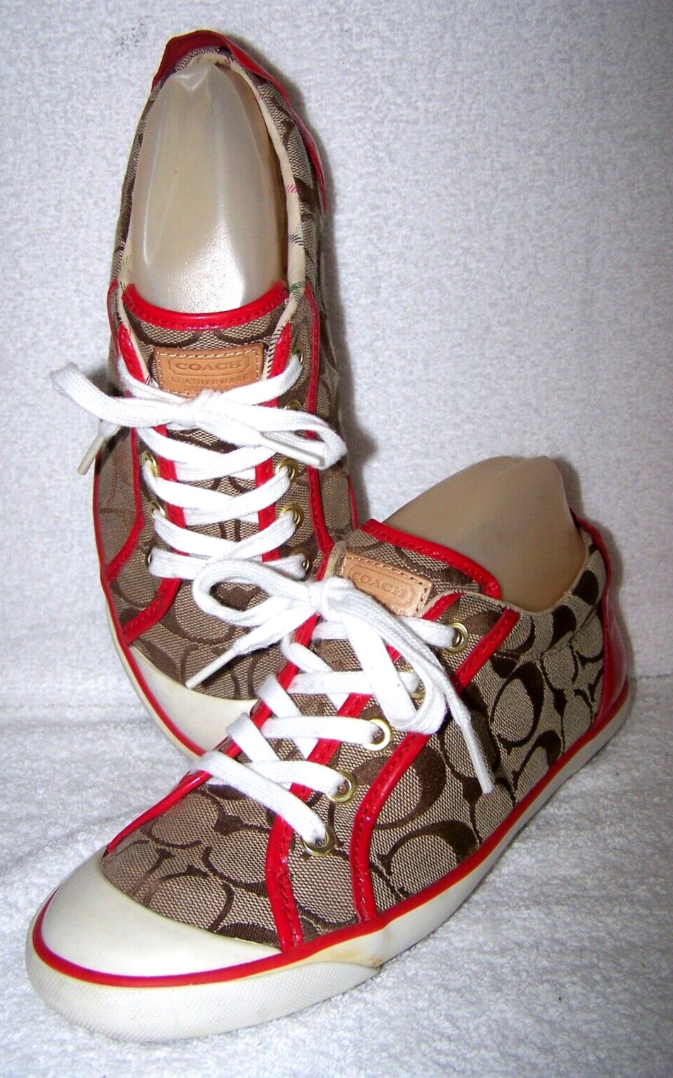 COACH Women's Barrett Signature Logo Canvas Tennis Sh… - Gem