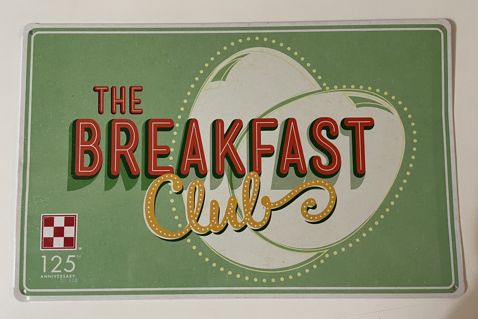 NEW PURINA The Breakfast Club Metal Sign Farm Kitchen Decor | eBay