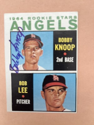 1964 Topps #502 Los Angeles Angels Rookie Stars Bobby Knoop Rookie ...
