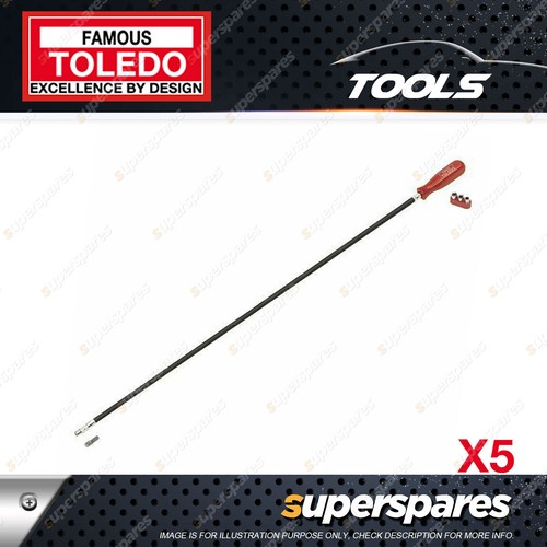 2x Toledo Hose Clamp Nut Driver-900mm Overall Length Includes socket ...