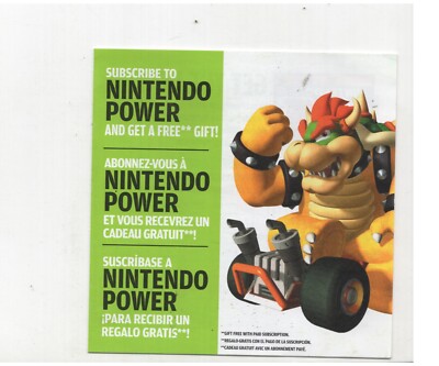 Nintendo Power Subscription DS INSERT ONLY Authentic NO TRACKING | eBay