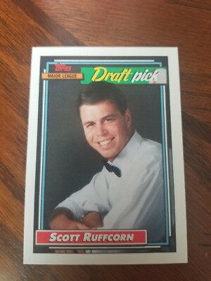 *Draft Pick-"Scott Ruffcorn" -Major League- /1992 Topps #36/ *BB Card ...