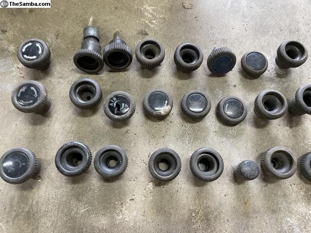 1970's VW Volkswagen Beetle Bug 24x Lot of VW Bug Dash Knobs Buttons | eBay