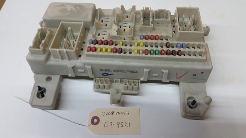 2006 06 MAZDA 3 BCM FUSE BOX JUNCTION INTERIOR BODY CONTROL MODULE BAN6 ...