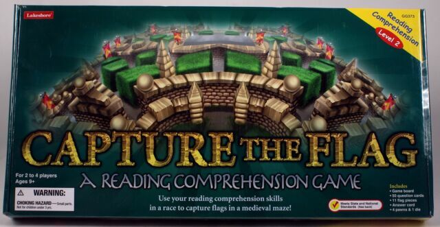 Lakeshore Capture The Flag Board Game Reading Comprehension Level 2 ...