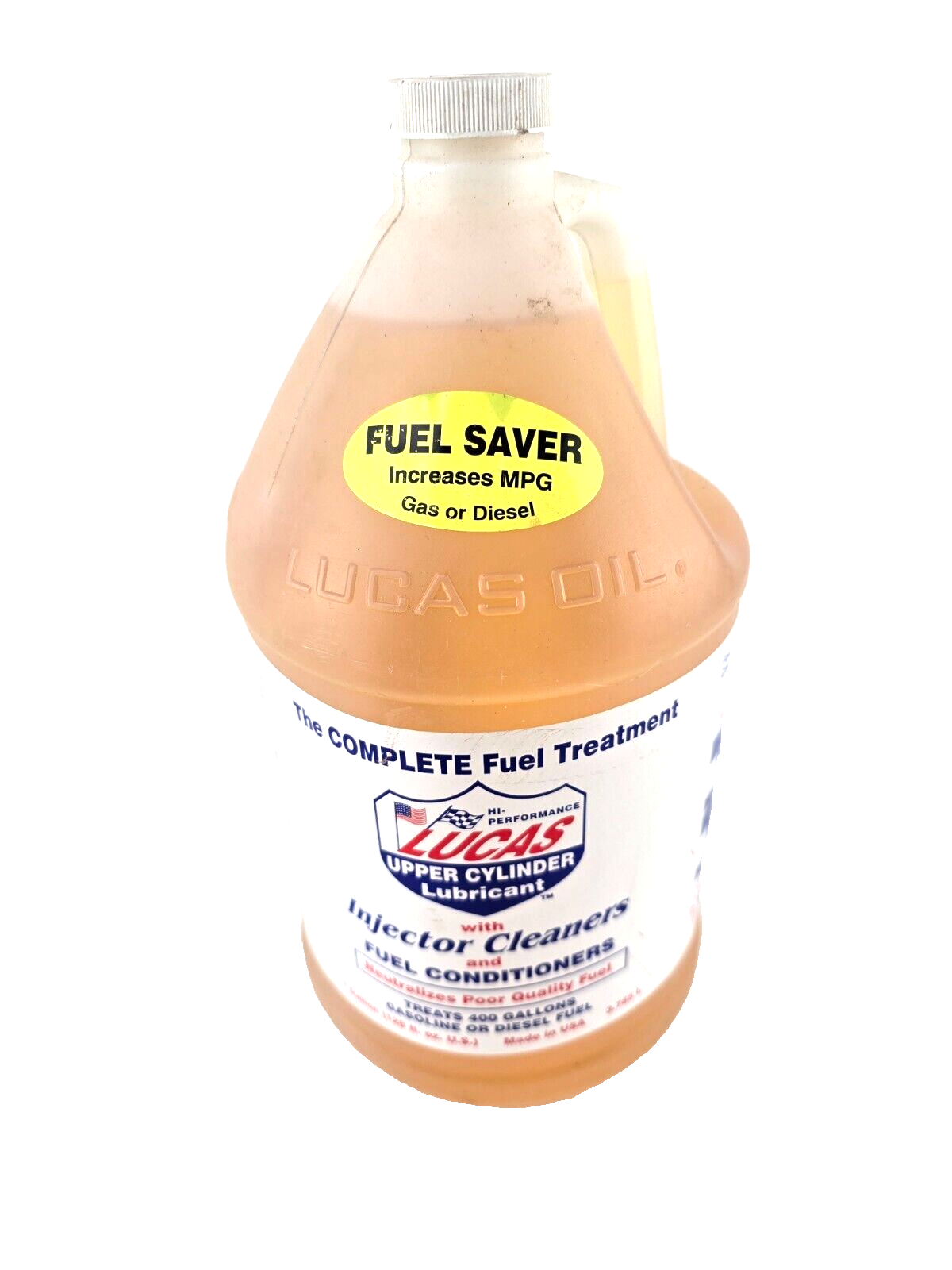 1 Gallon Lucas Fuel Injector Cleaner Upper Cylinder Lubricant Gas and ...