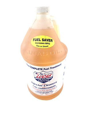 1 Gallon Lucas Fuel Injector Cleaner Upper Cylinder Lubricant Gas and ...