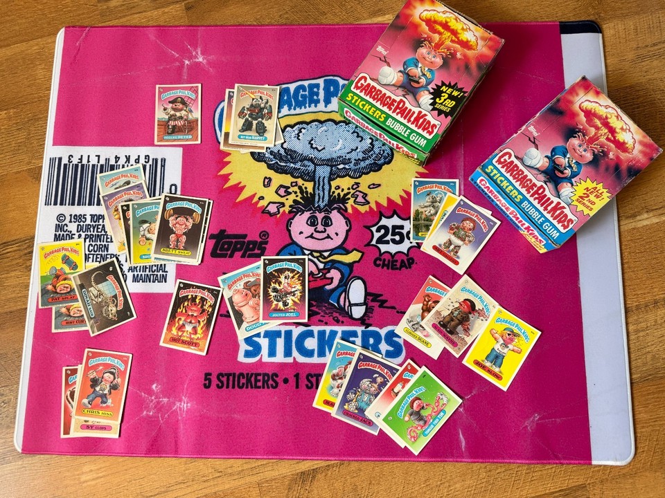 Topps Garbage Pail Kids Adam Bomb XL Sorting Mat Series 1 GPK Mouse Pad ...