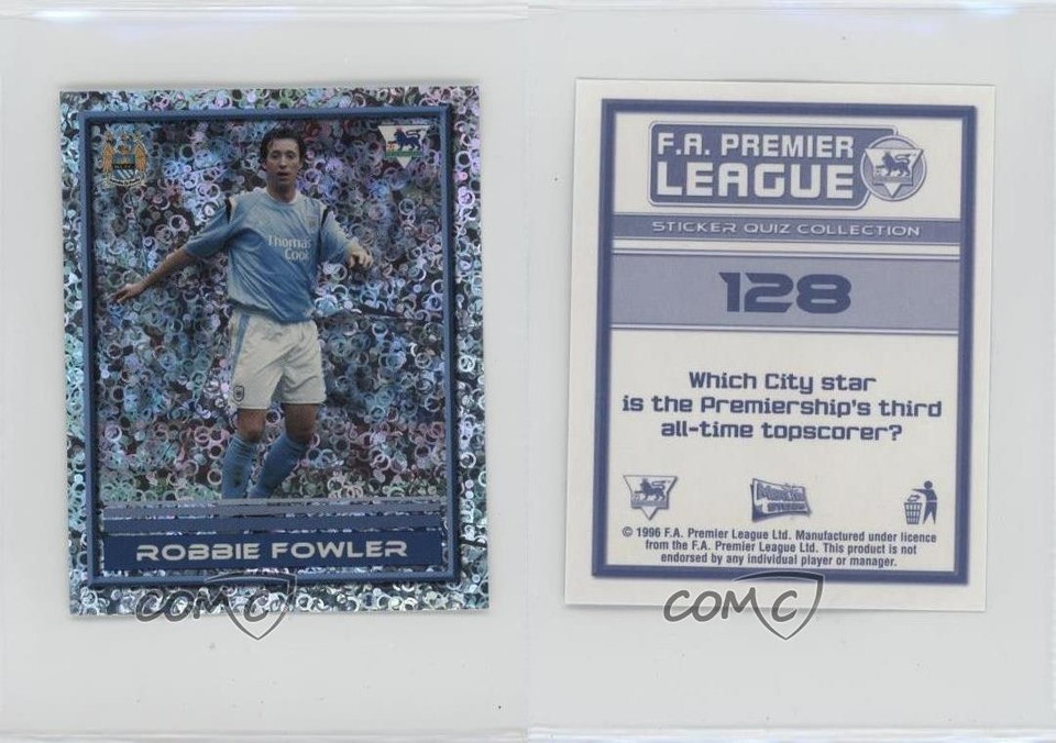 2005 Merlin's FA Premier League Quiz Collection Stickers Robbie Fowler ...