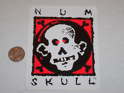 VTG NUM SKULL NUMSKULL SURF SURFING SKATEBOARD SKATE NOS OLD SCHOOL ...