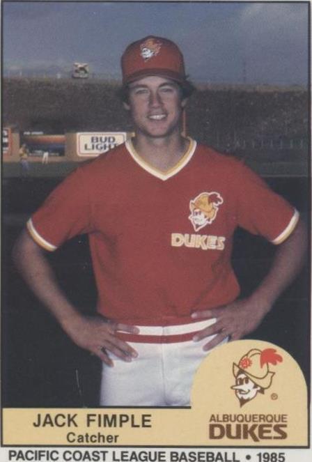 1985 Cramer Pacific Coast League - Jack Fimple #163 for sale online | eBay