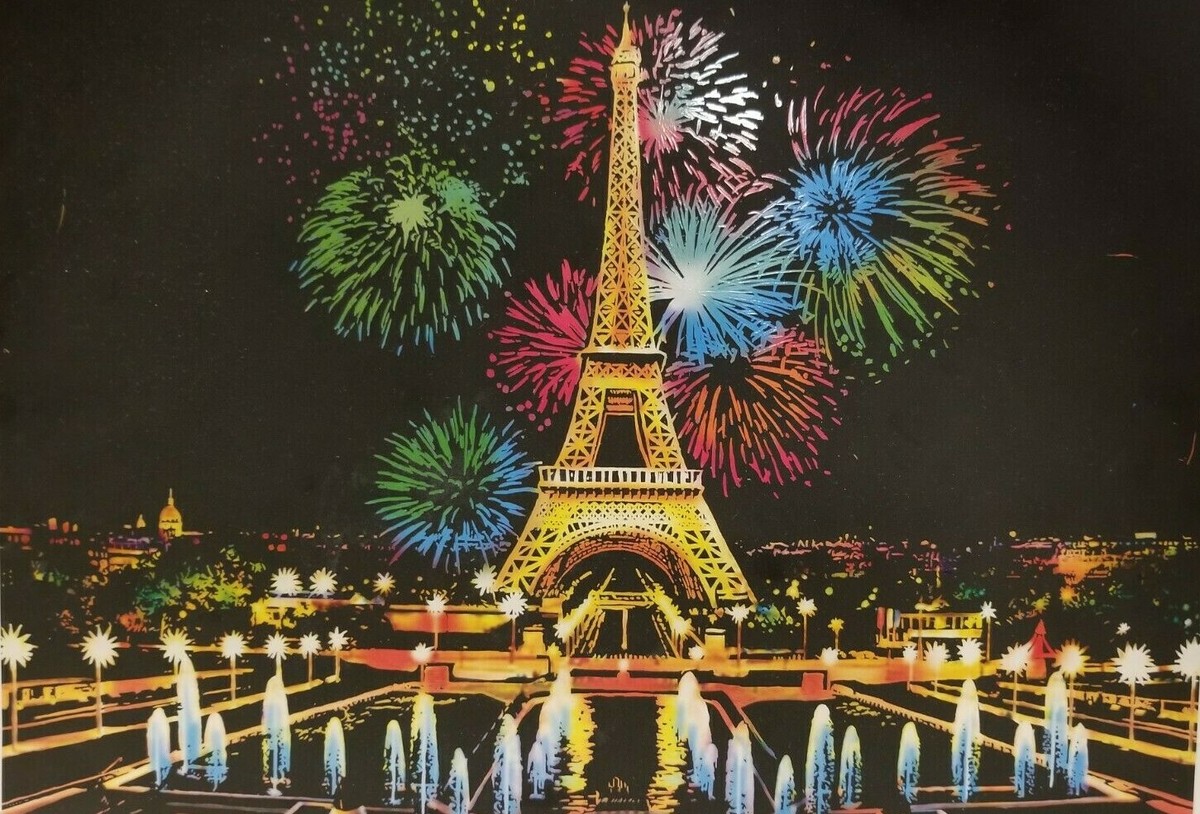 Eiffel Tower My Art Eiffel Tower Contemporary Artist Canvas | Dezign