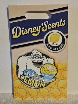 DISNEY - Scratch & Sniff ABOMINABLE SNOWMAN Lemon Scents Pin - LE | eBay
