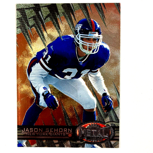 Jason Sehorn 1997 Metal Universe Card #105 New York Giants | eBay