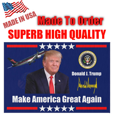 Trump 2024 Rug Door Mat OutDoor Buy2Bless President Plane 24in x 36in ...