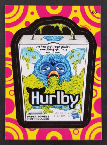 Sick Furby 2014 Hurlby Wacky Packages Topps Sticker Card #85 (NM) | eBay