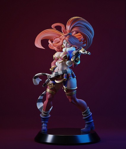 1:24 Scale Red Monika Battle Chasers unassembled uncolored 3D printing ...