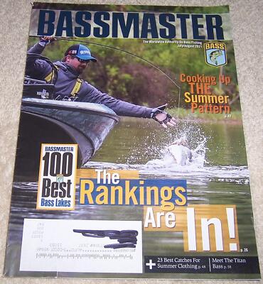 Bassmaster Magazine July/August 2021 bass fishing | eBay