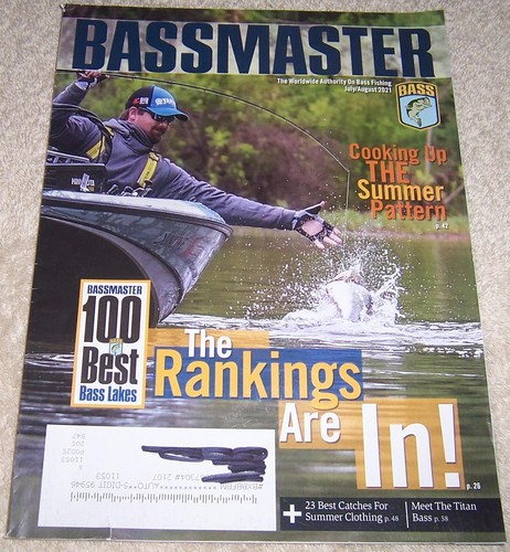 Bassmaster Magazine July/August 2021 bass fishing | eBay
