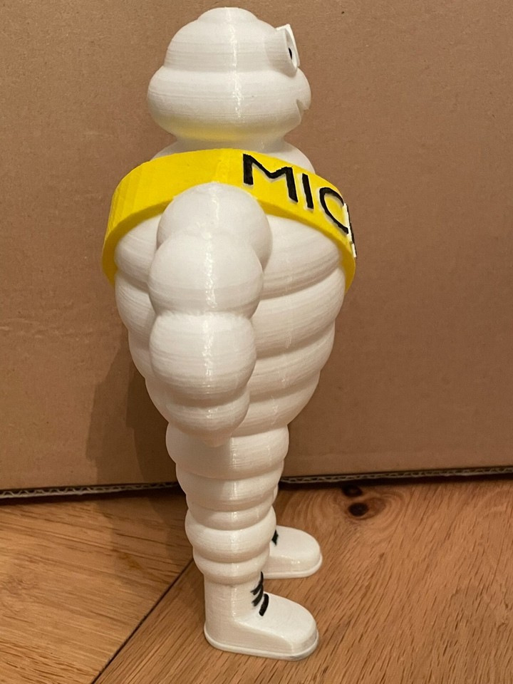 Michelin Man 3D Printed Figure - model figure - vintage - retro ...