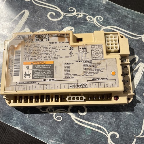 Furnace Control Circuit Board 50A50-241 031-01266-000 White-Rodgers #H4 ...