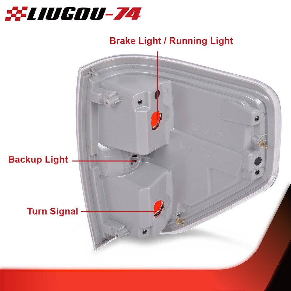 Rear Tail Lights Brake Lamps Fit For 09-14 Ford F150 F-150 Pickup Left ...