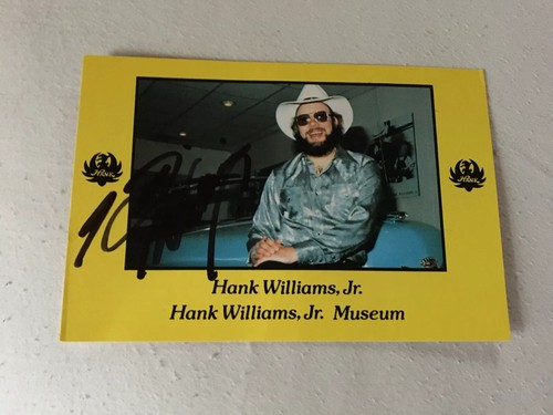 Hank Williams Jr Autographed Hank Williams Jr Museum Post Card ...
