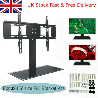 TV Stand Bracket Universal 37 40 42 43 50 55 inch VESA Table Desk Mount ...