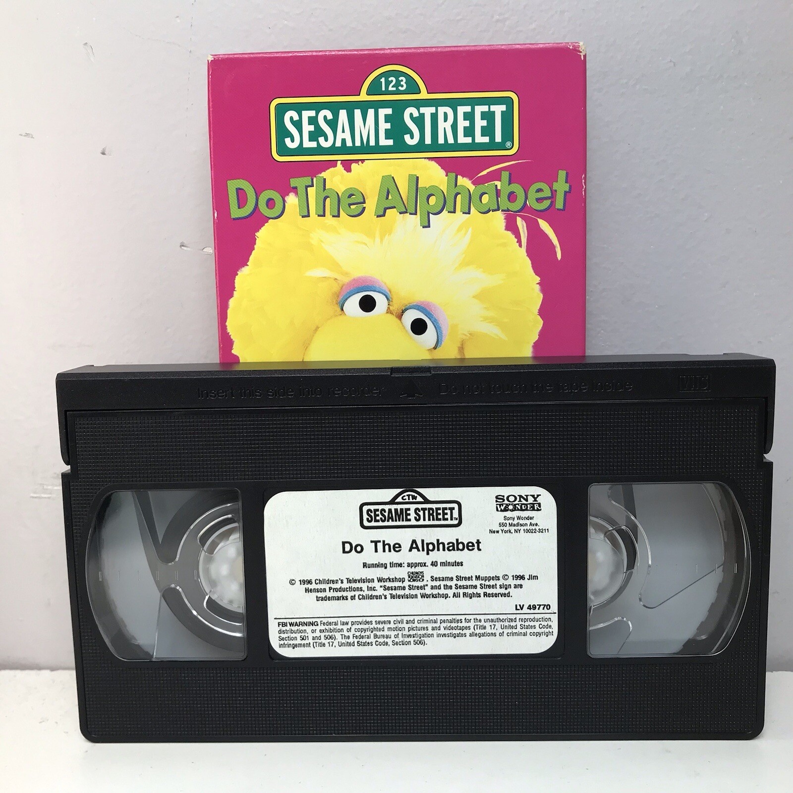Sesame Street Do the Alphabet VHS Video Tape ABC Elmo PBS Kids BUY 2 ...