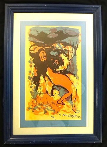 Marc Chagall Serigraph: Woman with Goat. 1956, Limited Ed. | eBay